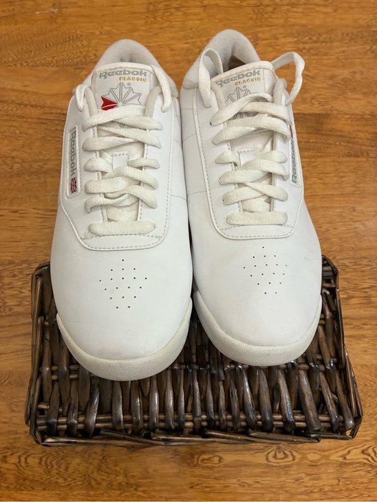 Reebok | Shoes | Vintage 8s90s Reebok White Leather Womens Classic ...